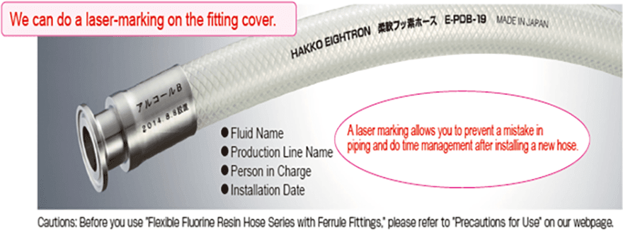 Flexible Fluorine (PVDF) Resin Yarn Reinforced Hose with PFA Lining ...