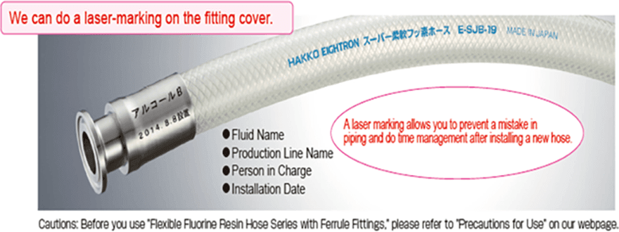 Flexible Fluorine (ETFE) Resin Yarn Reinforced Hose with PFA Lining ...