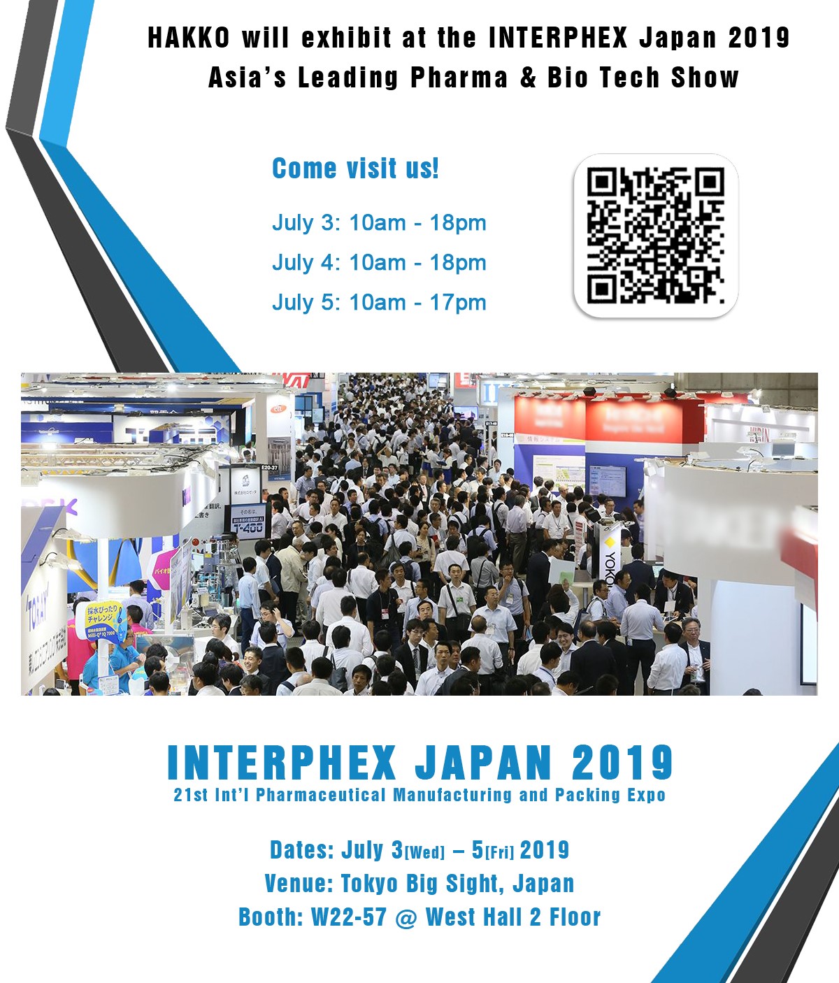 21st Interphex Week Exhibition | HAKKO CORPORATION as a Pioneer for ...